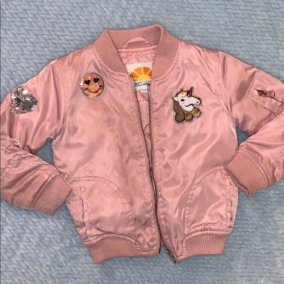 Jackets & Coats | Toddler Bomber Jacket With Emoji Patches | Poshmark
